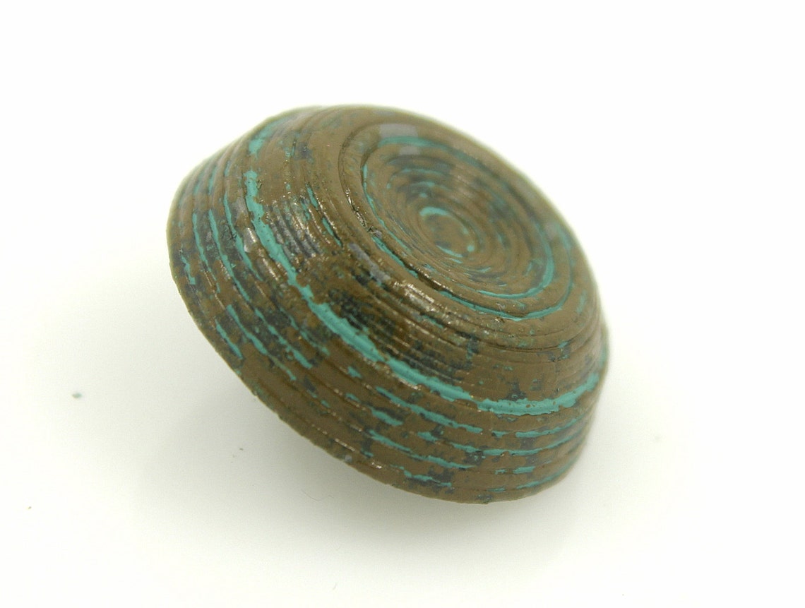 Metal Buttons Rust Concentric Circles Metal Shank Buttons - Etsy