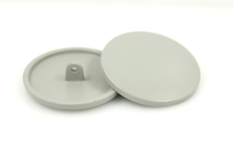 Large Metal Buttons Gray Metal Shank Buttons 38mm 1 1/2 - Etsy