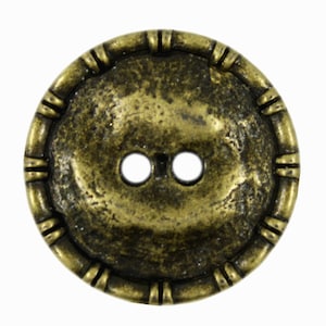 Metal Buttons - Binding Edge Rustic Design Antique Brass Metal Hole ...