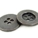 Metal Buttons Raised Edge Dark Gunmetal Metal Hole Buttons - Etsy
