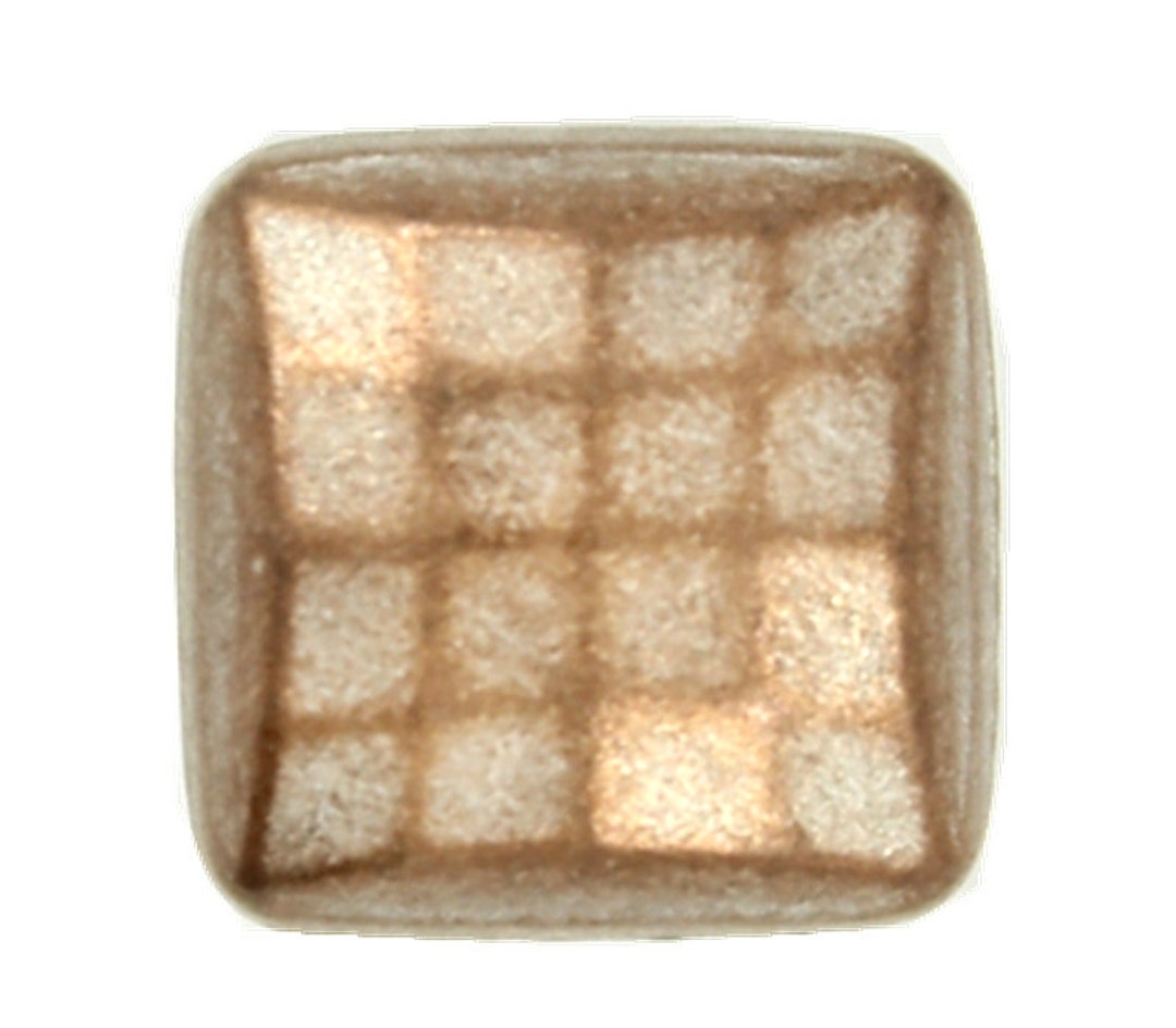 Metal Buttons Square Lattice Copper Silver Metal Shank Buttons 9mm 5/16 ...