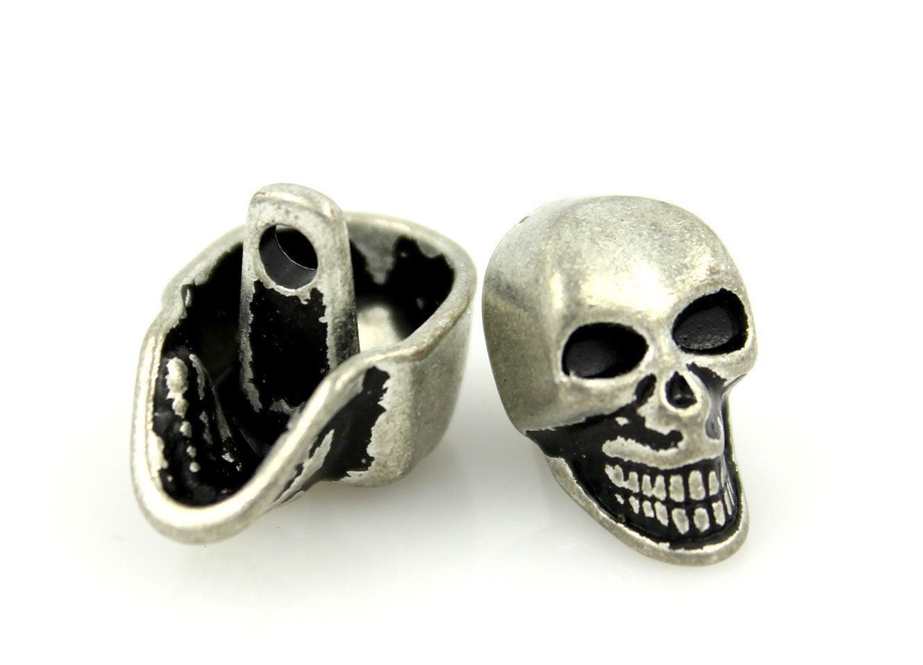 Skull Metal Shank Buttons in Retro Silver Color 16mm 5/8 - Etsy