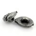 Leaf Metal Buttons - Antique Silver Leaf Metal Shank Buttons - 18mm ...