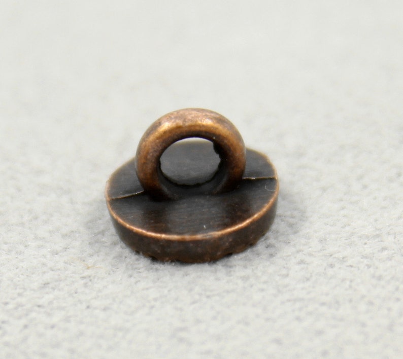 Metal Buttons Arc Lines Antique Copper Metal Shank Buttons - Etsy