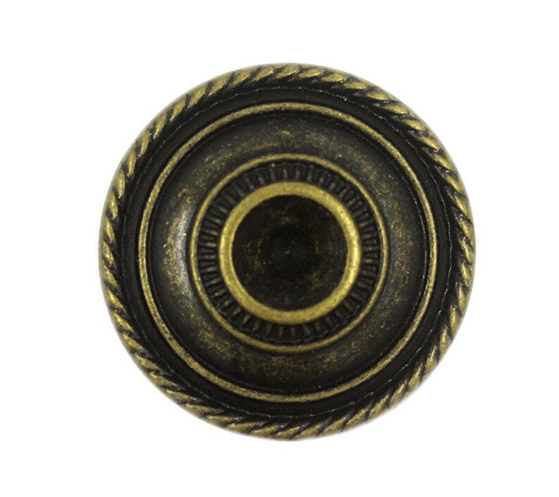 Metal Buttons Roped Cone Retro Brass Metal Shank Buttons - Etsy
