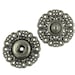 Motif Openwork Metal Snap Buttons in Gunmetal Color - 20mm - 3/4 Inch ...