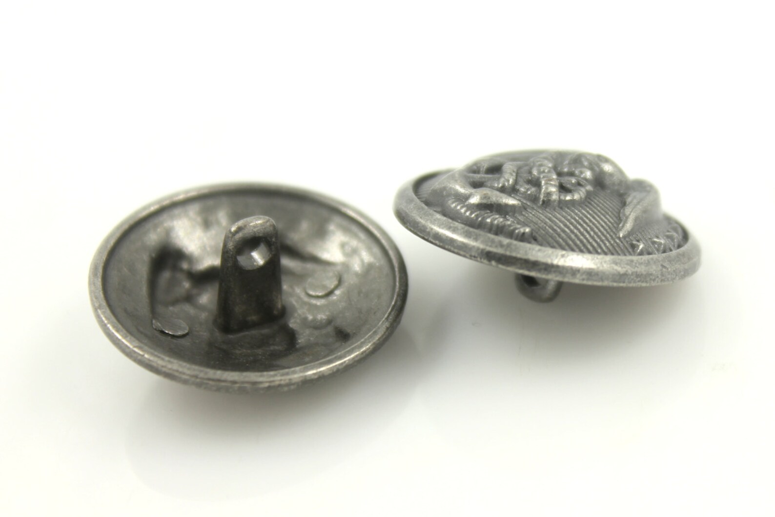 Metal Buttons - United States Marine Corps Old Emblem Gray Silver Metal ...