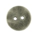 Metal Buttons - Minimalist Gray Silver Hole Buttons - 25mm - 1 Inch - 4 ...