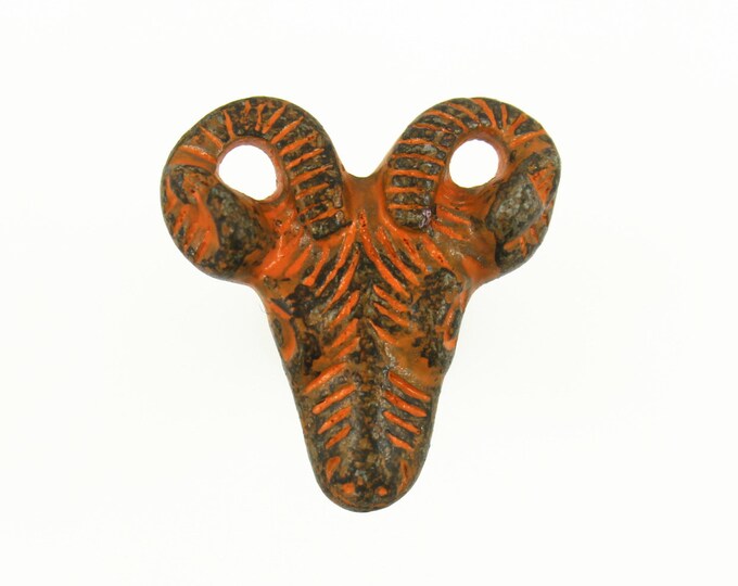 Aries Metal Buttons Rust Ram Metal Shank Buttons 19mm - Etsy