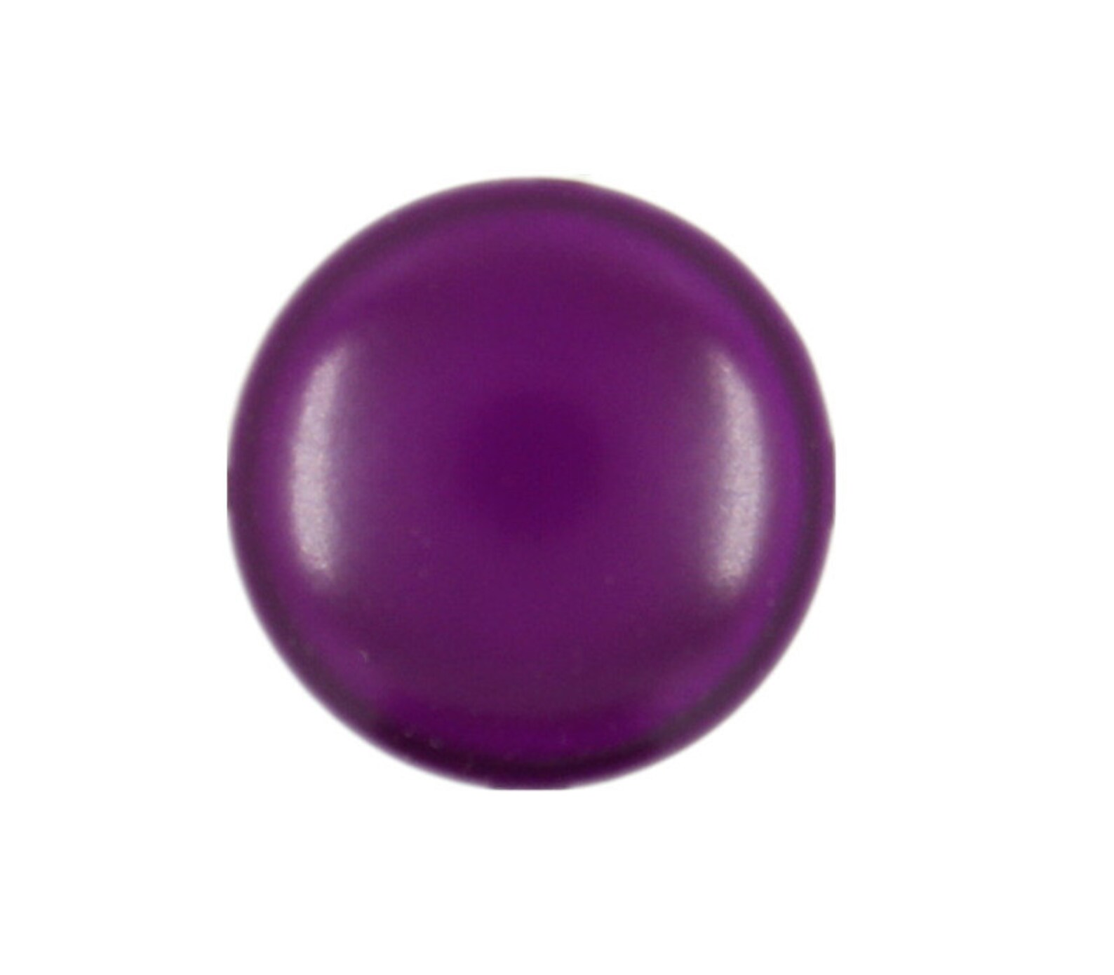 Purple Metal Buttons - Purple Small Round Metal Shank Buttons - 9mm - 5 ...