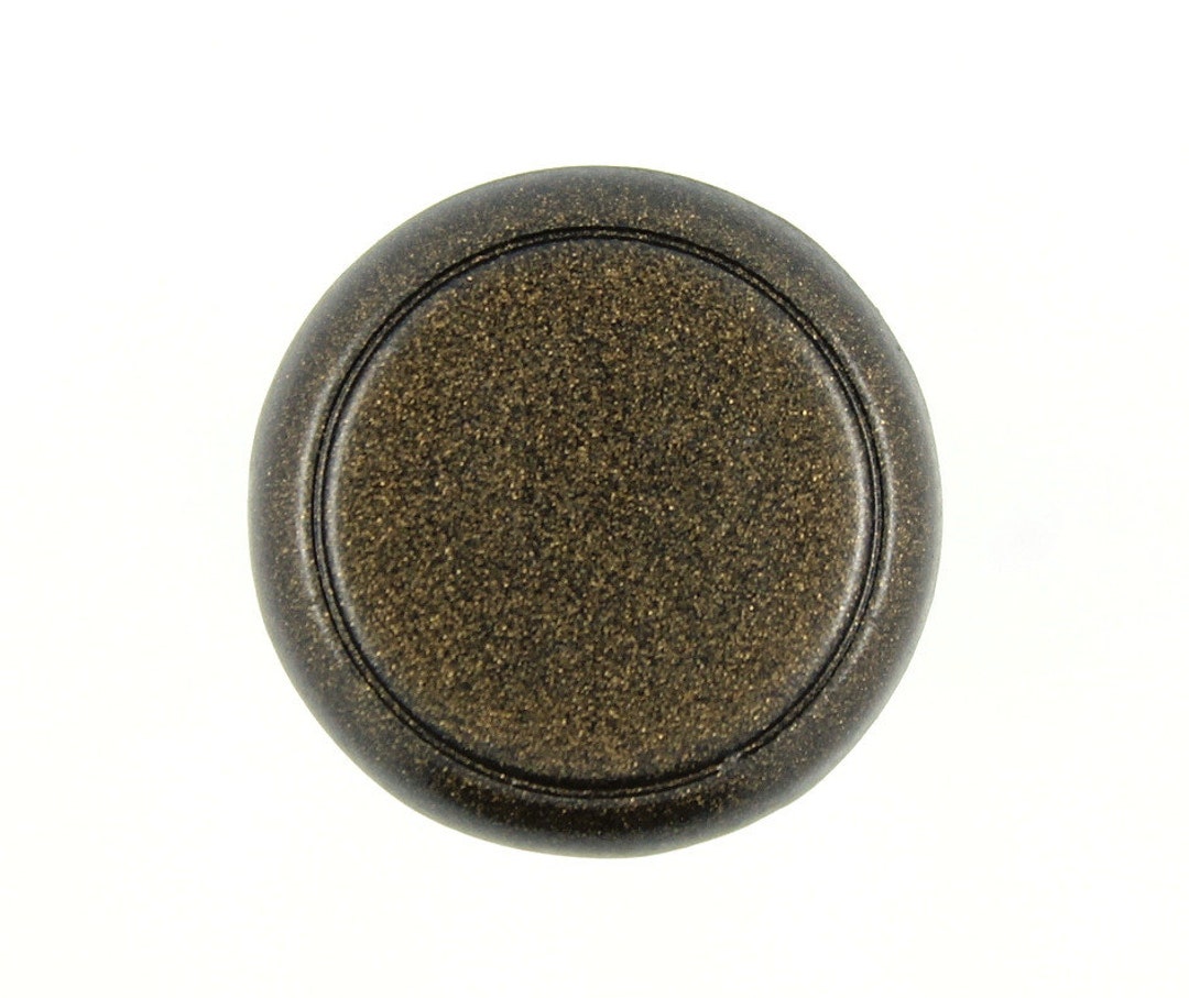 Metal Buttons - Round and Circle Brown Metal Shank Buttons - 23mm - 7/8 ...