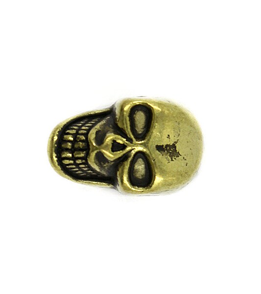 Antiqued Gold Color Skull Metal Shank Buttons 16mm 5/8 | Etsy