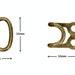 Simple Cloak Clasp Antique Brass Fasteners. 5 Pairs. - Etsy