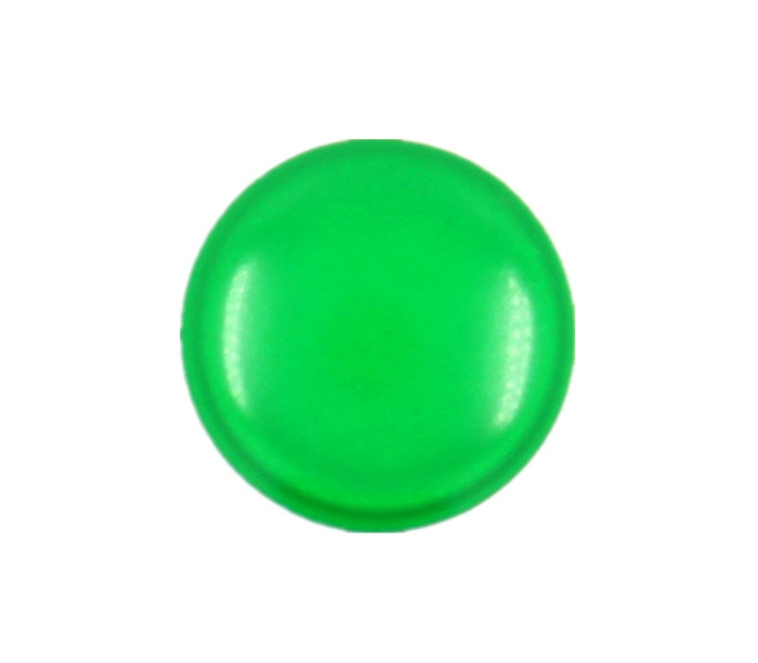 Green Metal Buttons - Green Small Round Metal Shank Buttons - 10mm - 3/ ...
