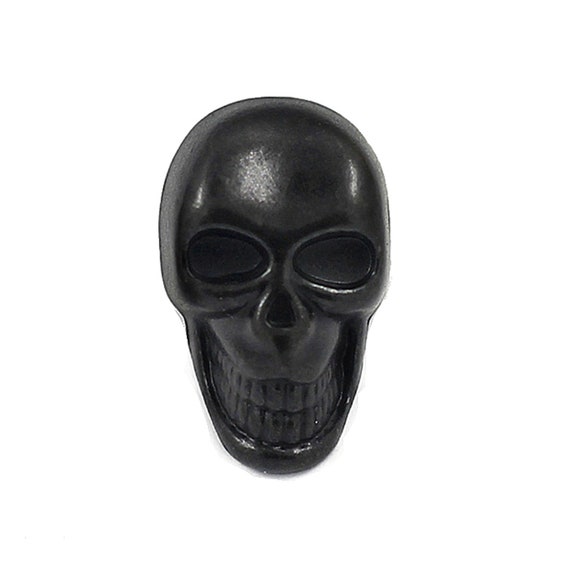 Black Skull Metal Shank Buttons 16mm 5/8 Inch 6 Pcs | Etsy