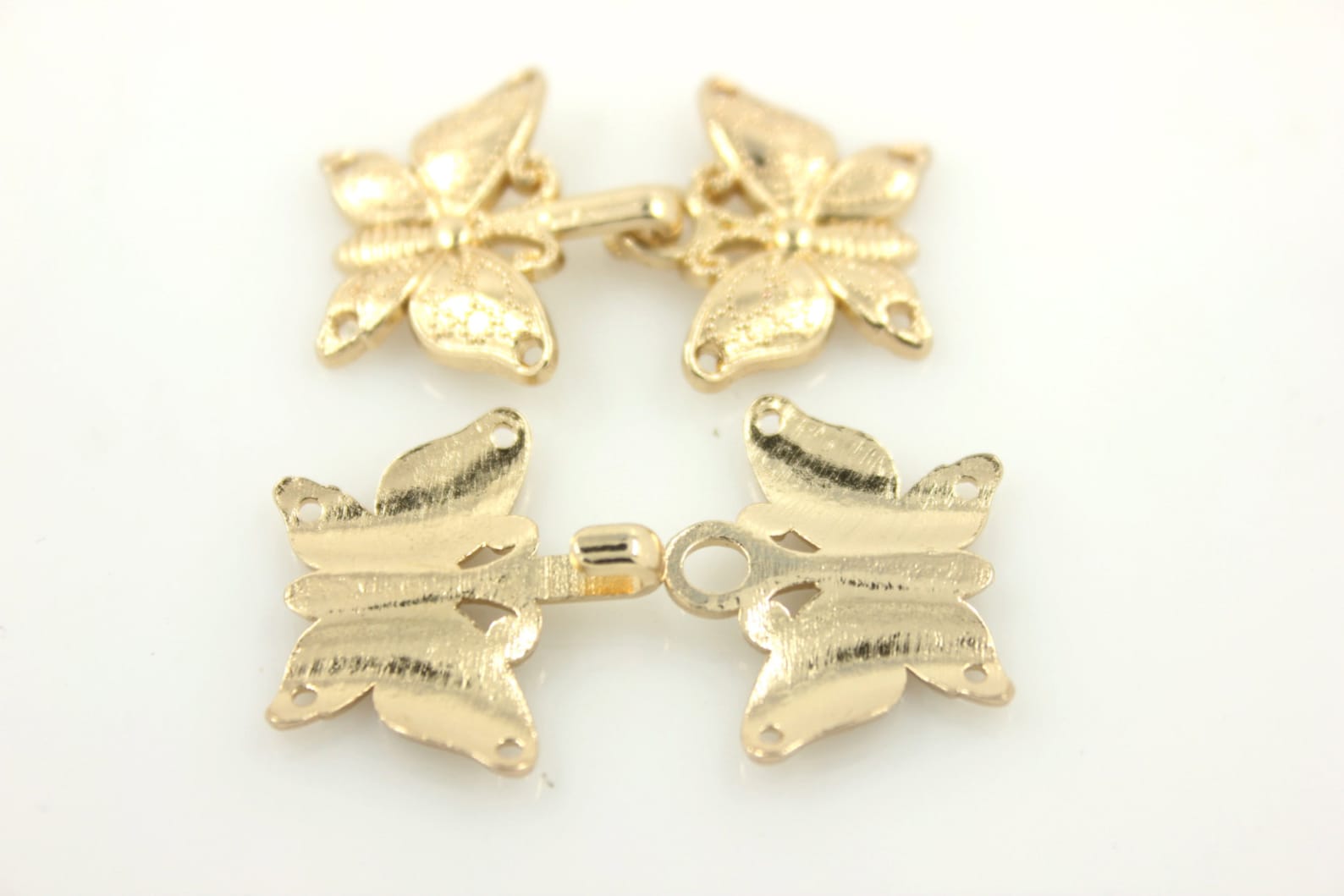 HOOK and EYE Fasteners Butterfly Cloak Clasp Gold Fasteners. | Etsy