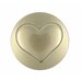 Metal Buttons - Embossed Heart Pearlized Khaki Gold Metal Shank Buttons ...