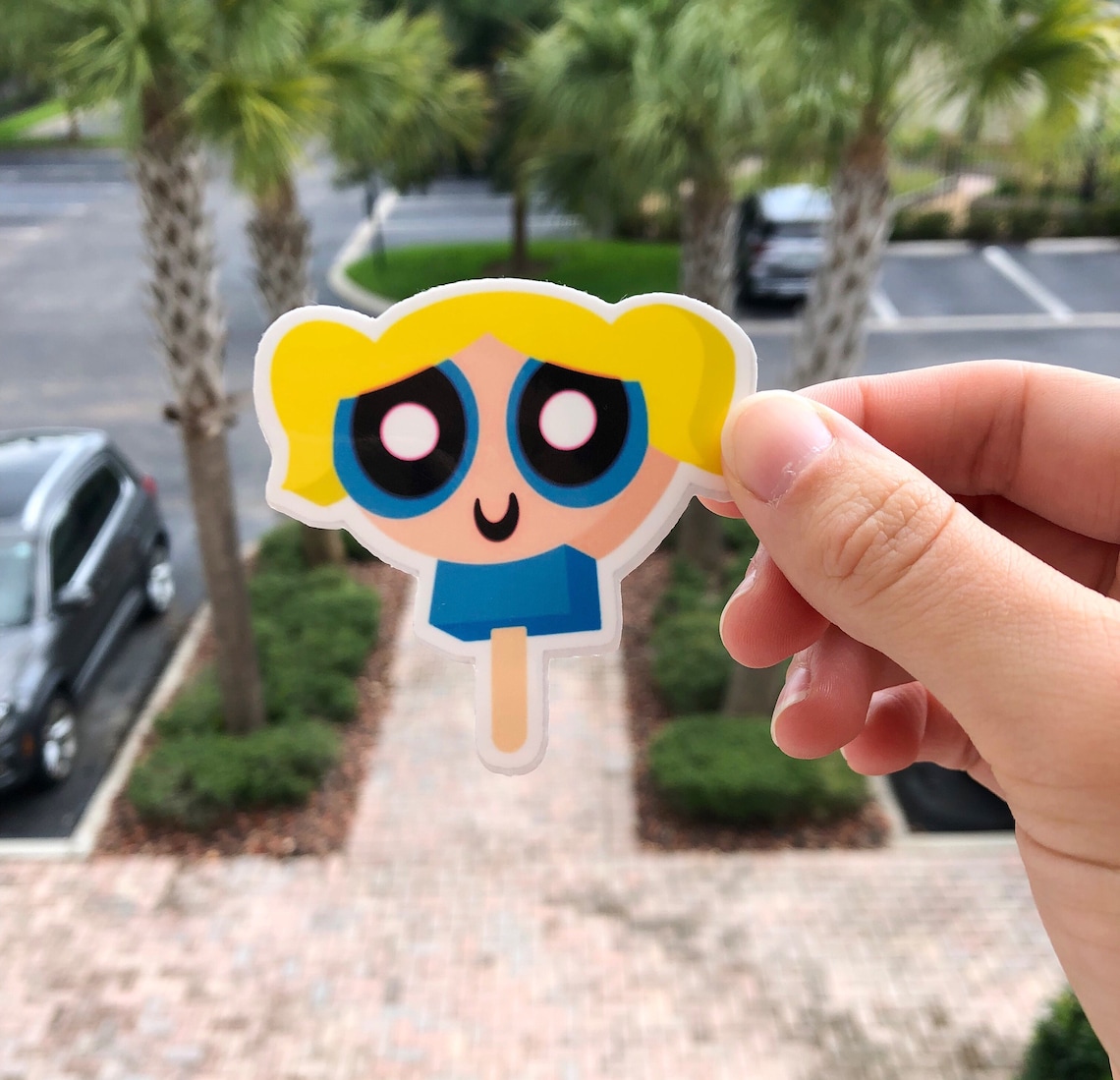 Bubbles Popsicle Sticker, Powerpuff Girls Sticker, Powerpuff Girls SVG ...