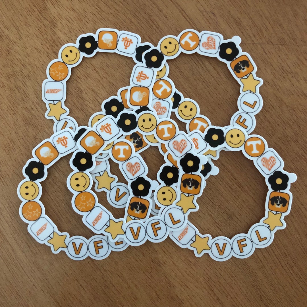 Vols Friendship Bracelet Sticker, Friendship Bracelet Sticker, TN Vols ...