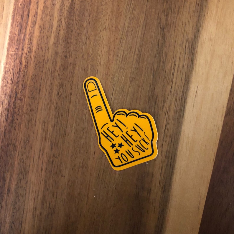 Foam Finger Sticker Hockey Sticker Predators Nashville - Etsy