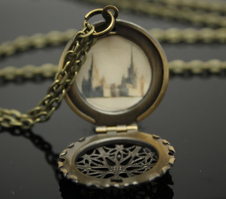 San Diego Temple Locket. FREE SHIPPING - Etsy