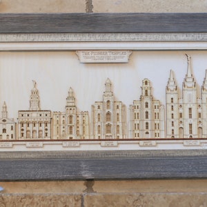 Wood LDS Pioneer Temple Series by Clayton Vance. Historic Temples to ...