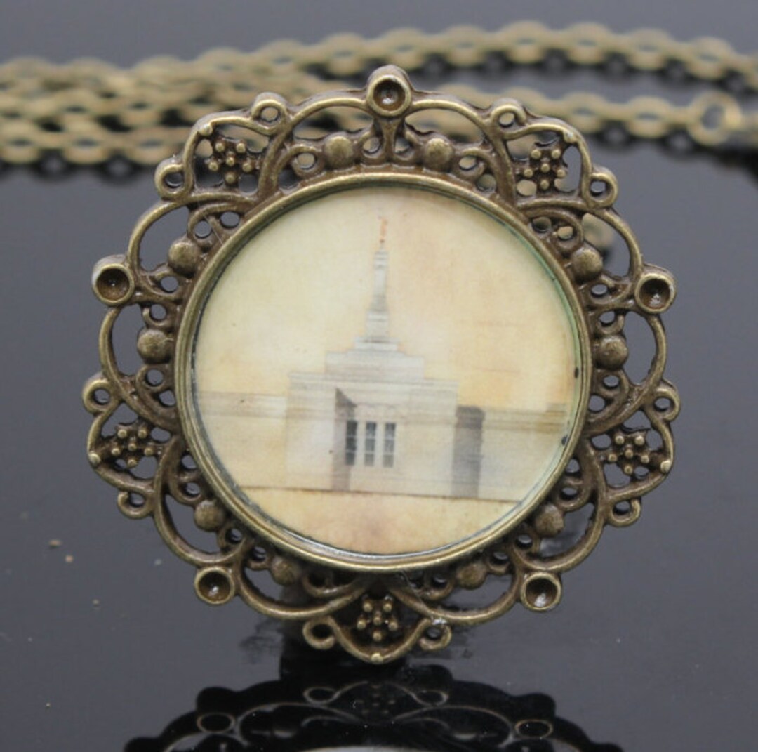 Nashville Temple Necklace, Keychain or Locket. FREE SHIPPING!! - Etsy