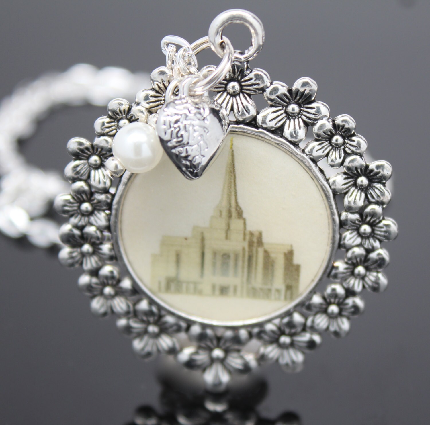 Gilbert Temple Necklace Keychain or Locket. FREE SHIPPING - Etsy