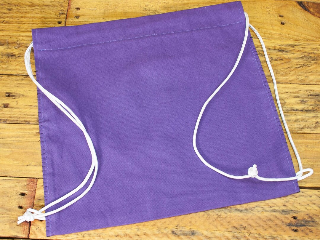 Canvas Draw-string Backpack - Etsy
