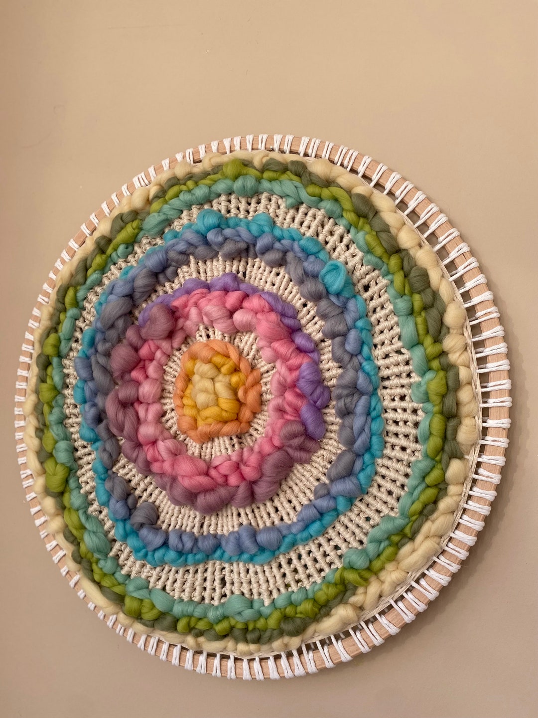 Wall Object unicorn Poop Woven Wall Hanging Fiberart Macrame Woven Art ...