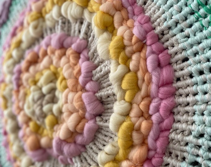 LARGE Weaving, Boho, Tapestry, Wool, Wall Weaving, Woven Wall Hanging ...