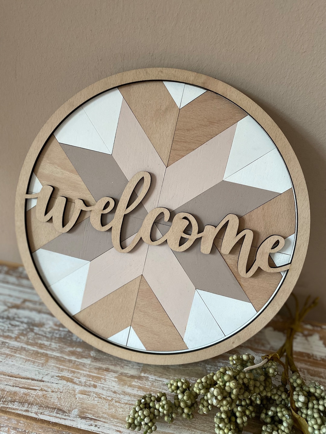 Wooden Sign for Hallway Door Sign Welcome Welcome Hallway Decoration ...