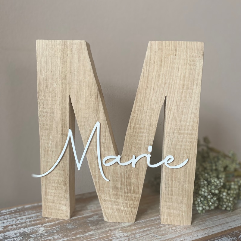 Large Wooden Letters - Etsy UK