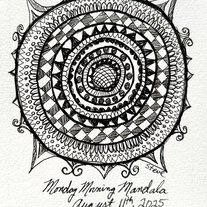 Monday Mandala - Etsy