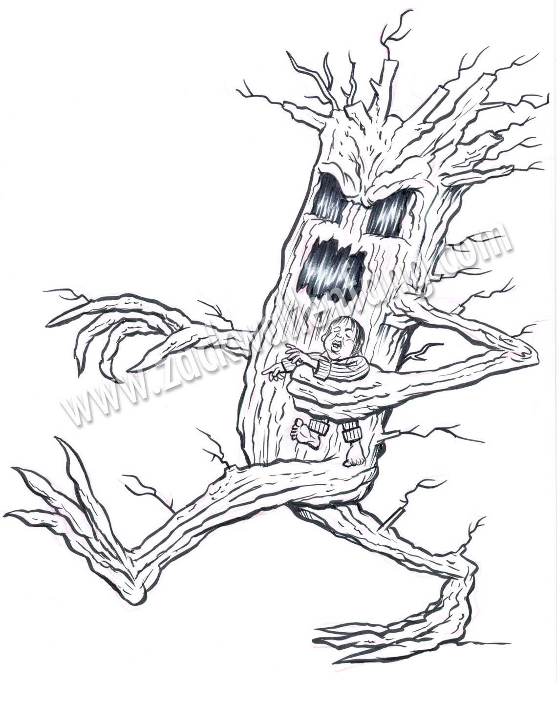 Poltergeist Original Drawing - Etsy