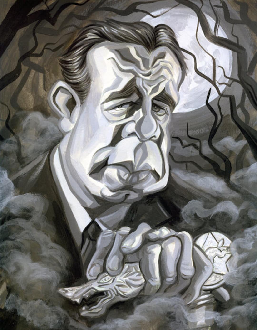 Lon Chaney Jr. Original Painting - Etsy