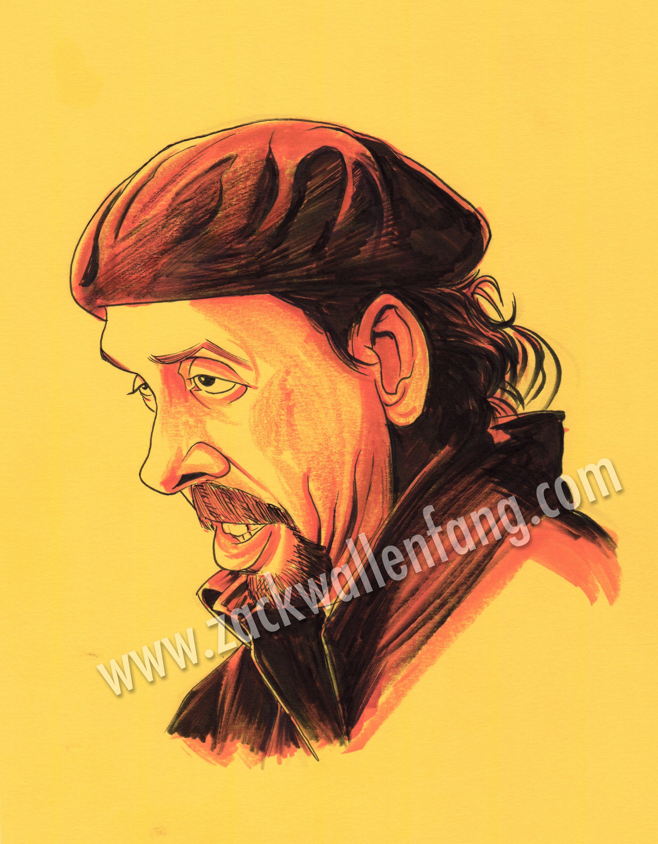 Tim Burton Original Drawing