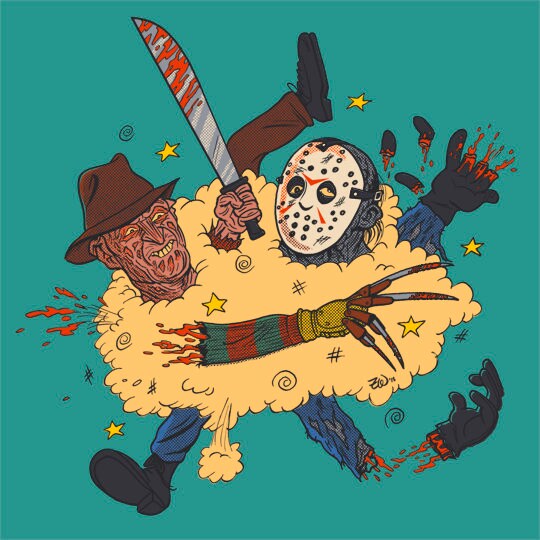 Freddy Vs Jason Print - Etsy