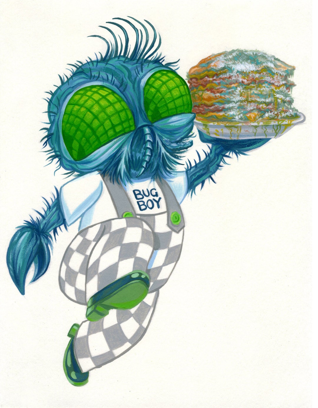 Bug Boy Print - Etsy