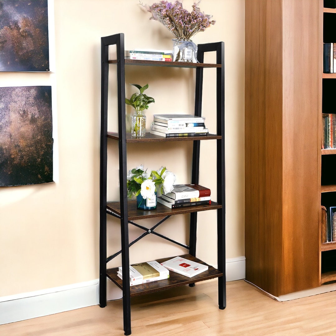 Ladder Shelf 4 Tier Stand Storage - Etsy