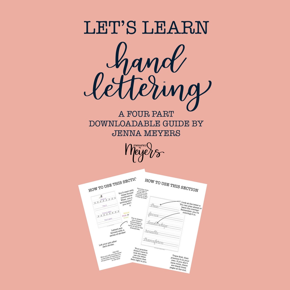 Hand Lettering DIGITAL DOWNLOAD (142 PAGES) - Etsy