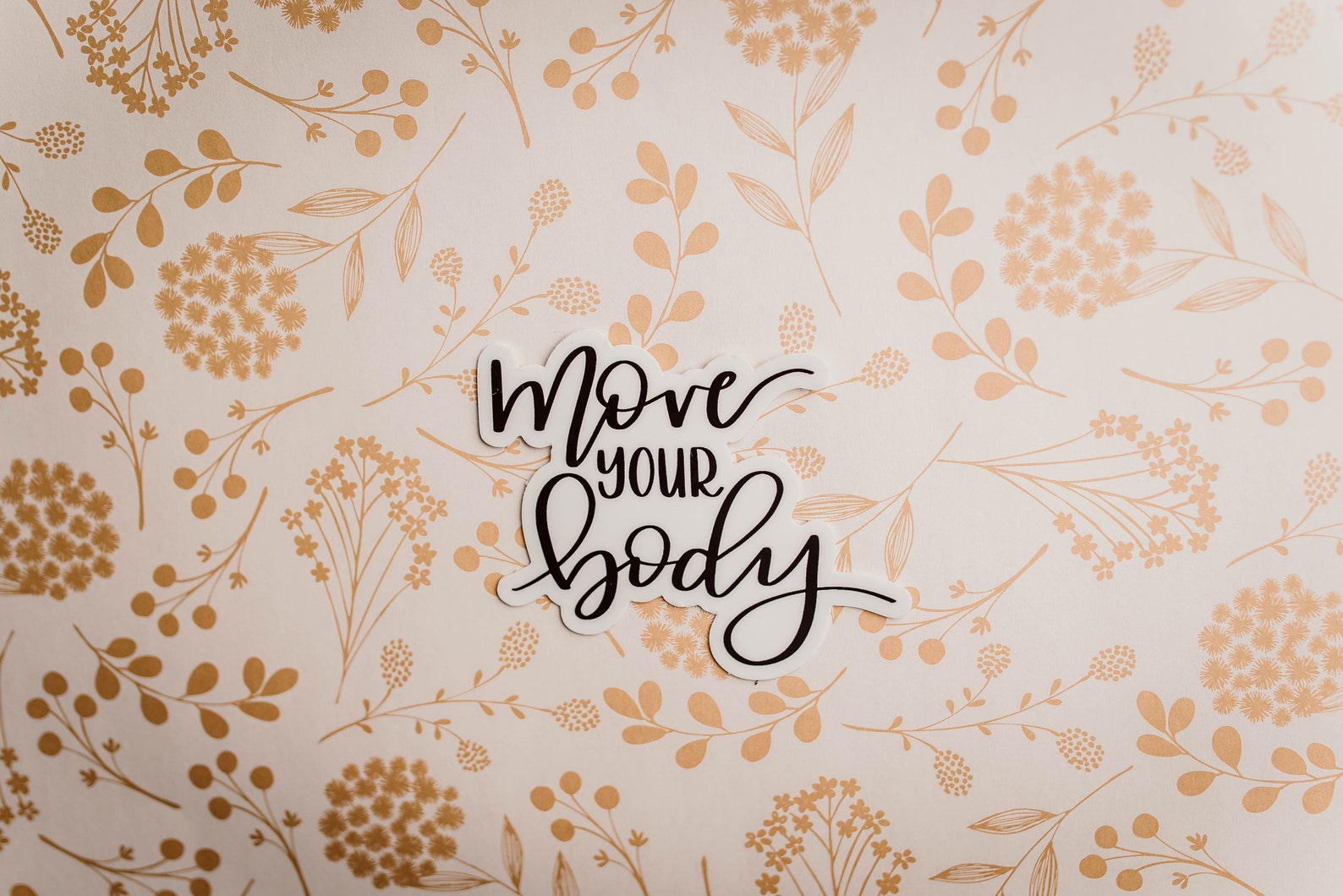 SINGLE STICKER | Move Your Body | Motivational Sticker | Inspirational ...