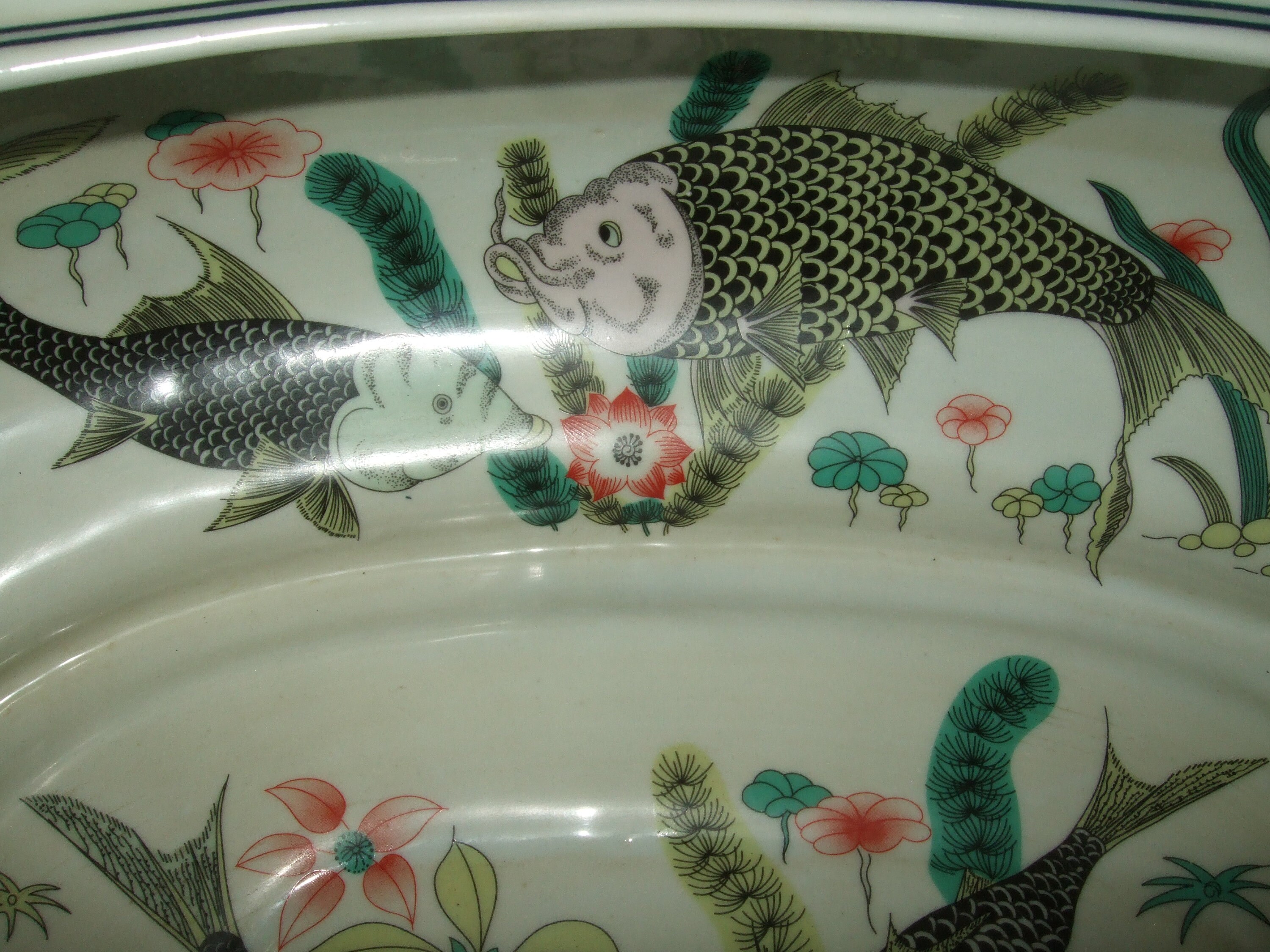Chinese Porcelain Foot Bath Basin With Stand - Etsy