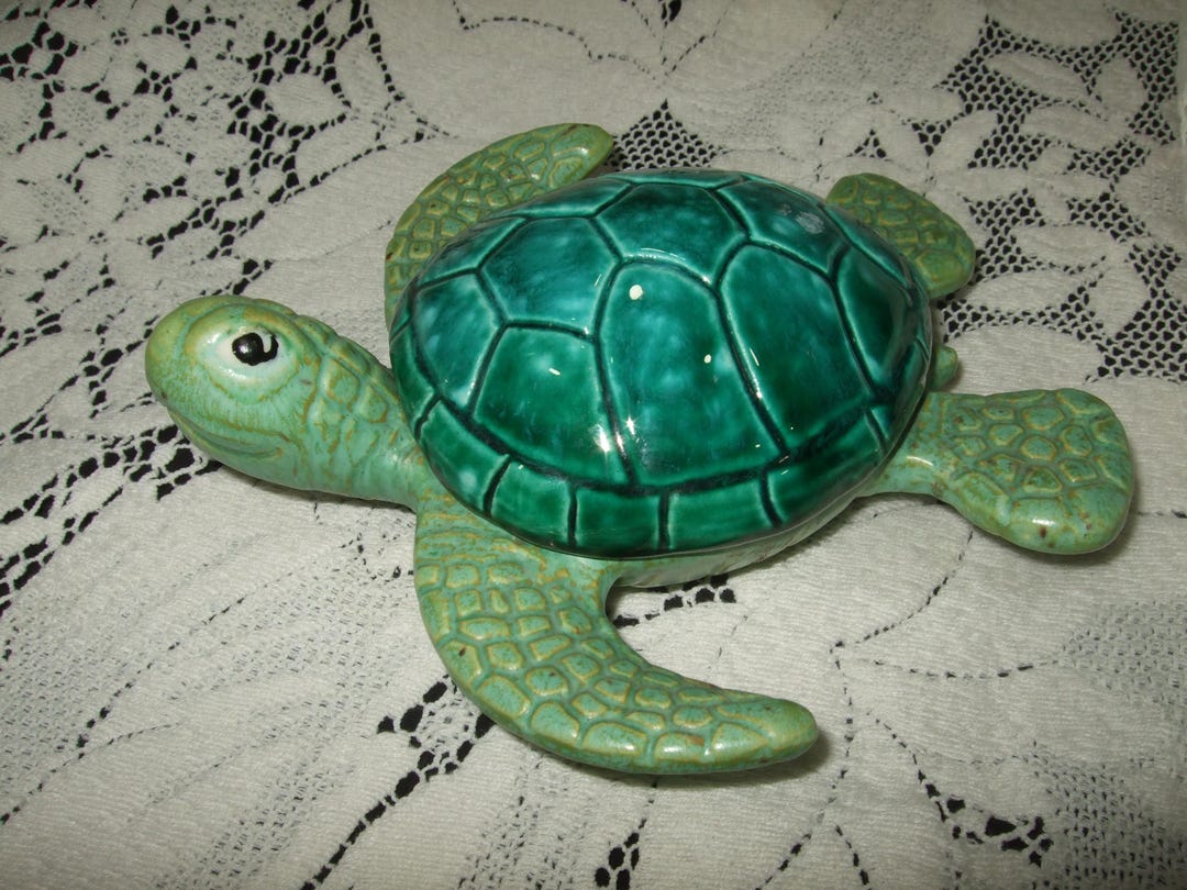 Ben Diller, Maui Pottery Signed Turtle Trinket Dish 66/600 - Etsy