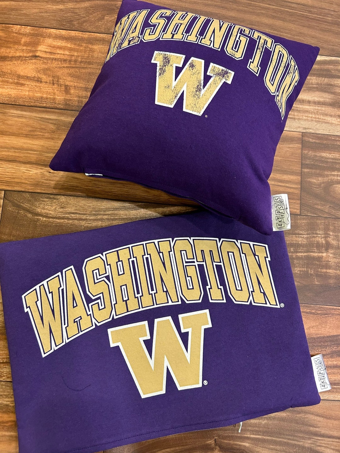 University of Washington T-shirt Throw Pillow, Udub Huskies, College ...