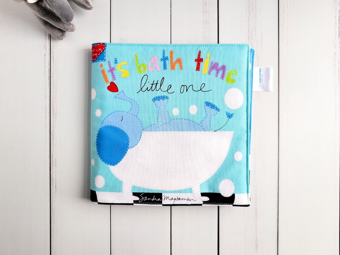 First Cloth Book Soft Toy Baby Shower Gift Washable Padded Picture Book Fabric Toy Bath Time - Etsy