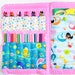 Crayon Colouring Book Carrier Travel Activity Case Marker Fold up Tote ...