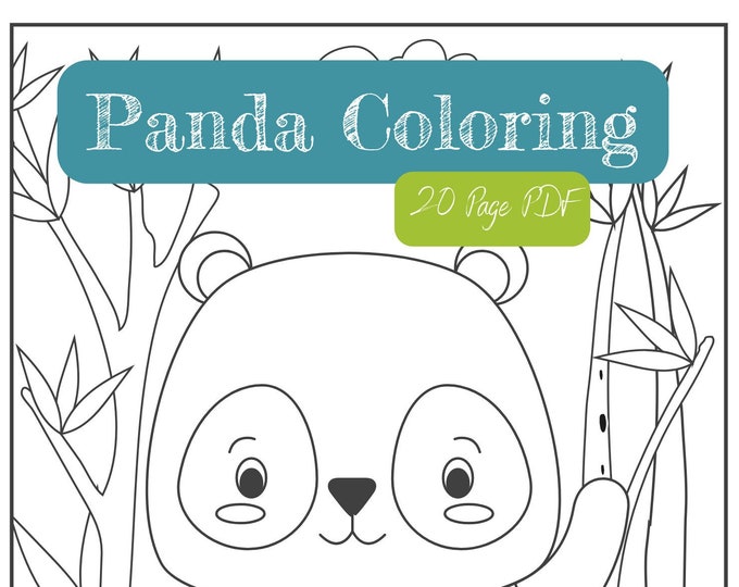 Parts of a Giant Panda Nomenclature Book Montessori Zoology Printable ...
