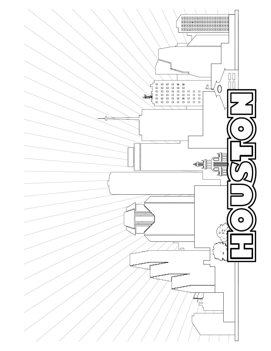 Printable/digital Download City Skyline Coloring Pages - 12 Pages Kids ...