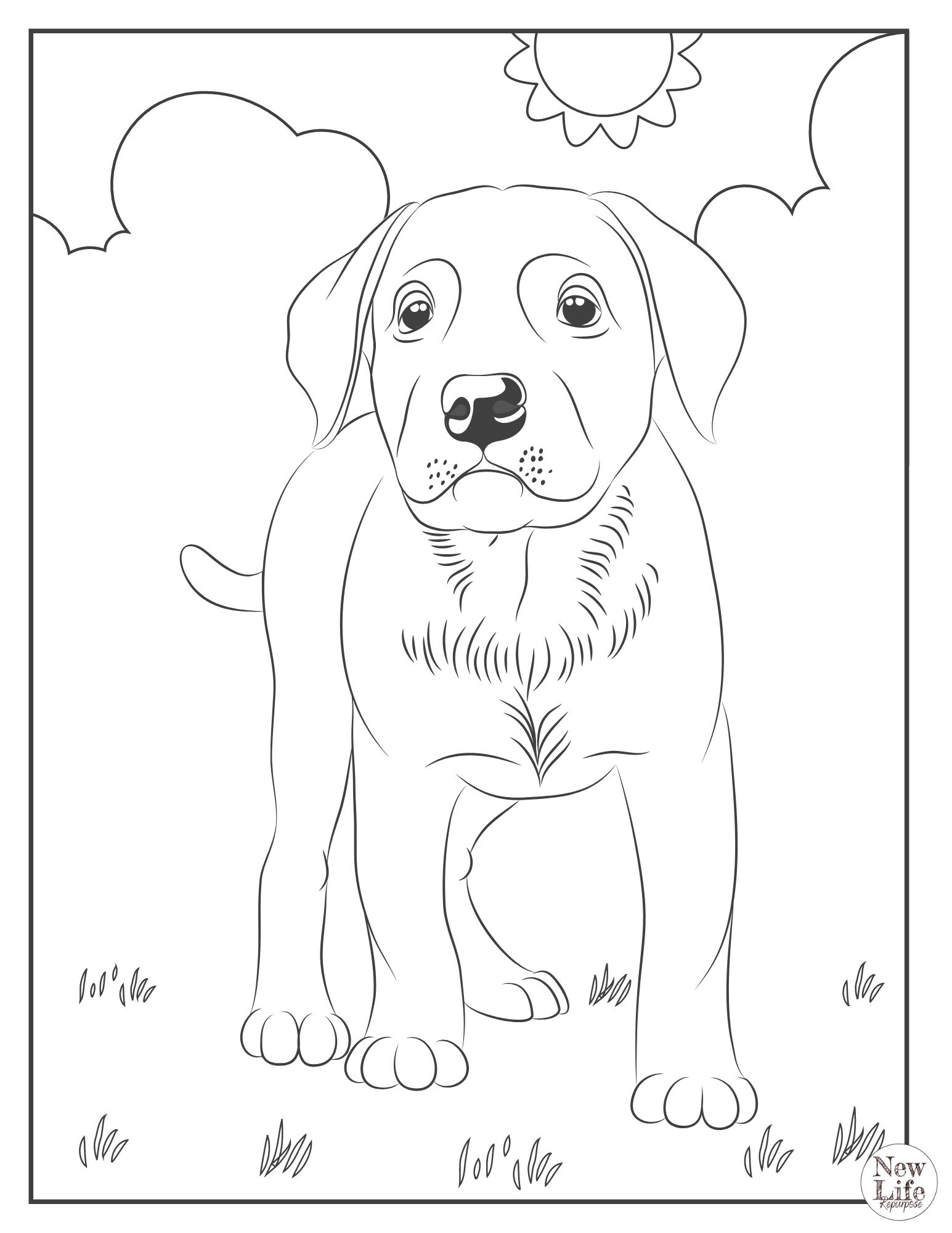 Printable/digital Download Dog Coloring Pages - 20 Pages Kids Coloring ...